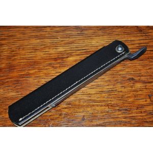 Higo Knife - Black Leather Handle - Jackson's Japanese Tools