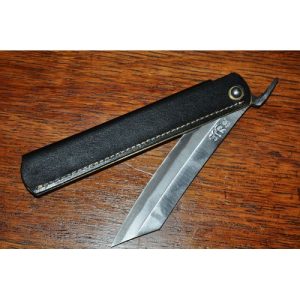 Higo Knife - Black Leather Handle - Jackson's Japanese Tools